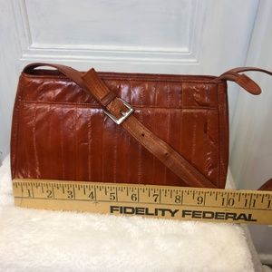 Bags | Vintage Authentic Eel Skin Handbag Purse | Poshmark